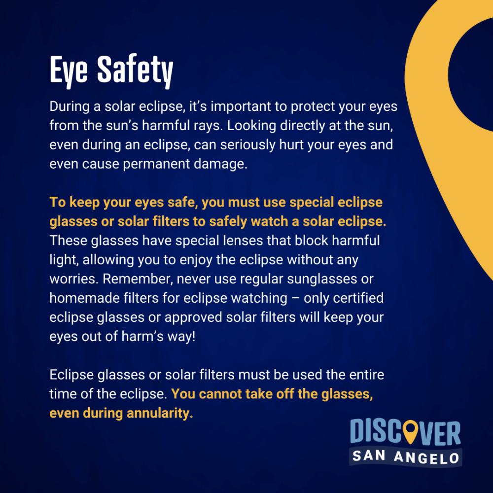 Annular Solar Eclipse 2023 - Discover San Angelo